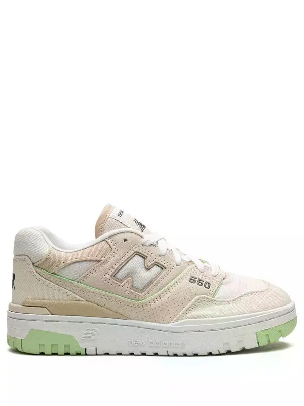 NEW BALANCE 550 Turtledove Green Aura Sneakers - Neutrals