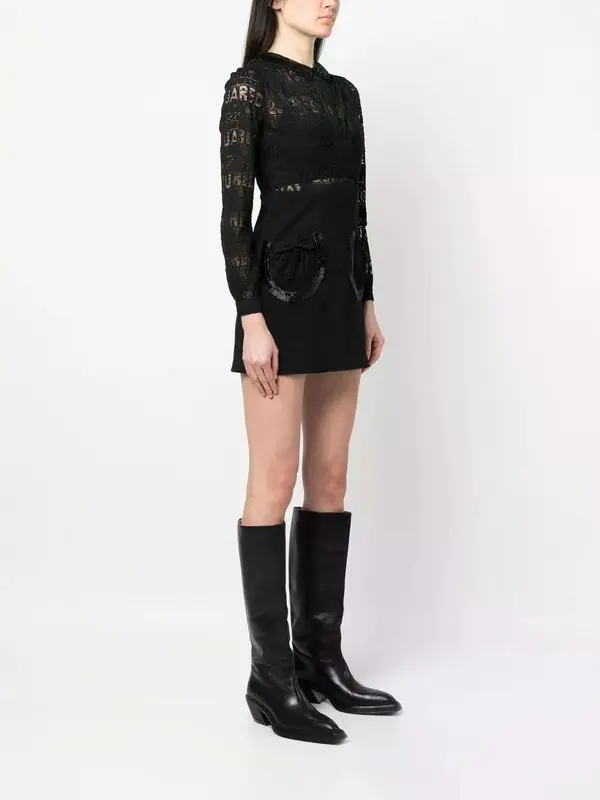 Dsquared2 Lace Embellished Mini Dress