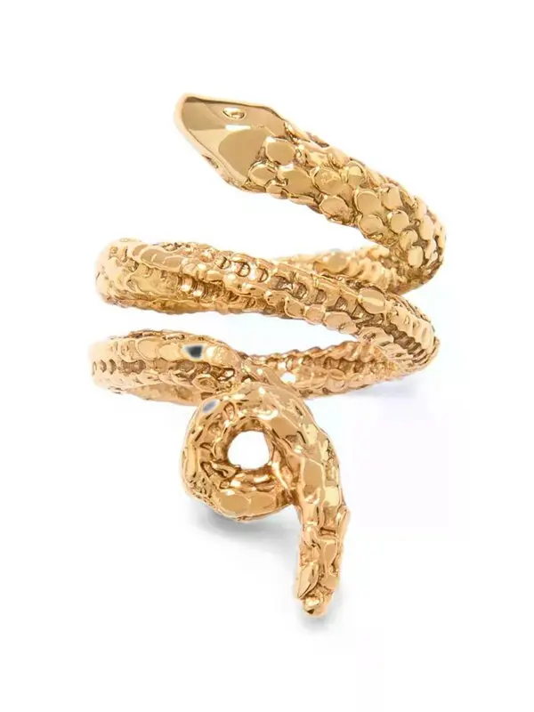 AURÉLIE BIDERMANN Wrap-around Snake Ring - Metallic