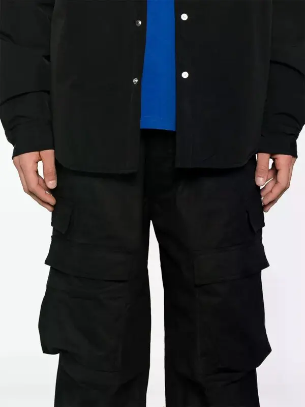 PURPLE BRAND Wide-leg Cargo Trousers