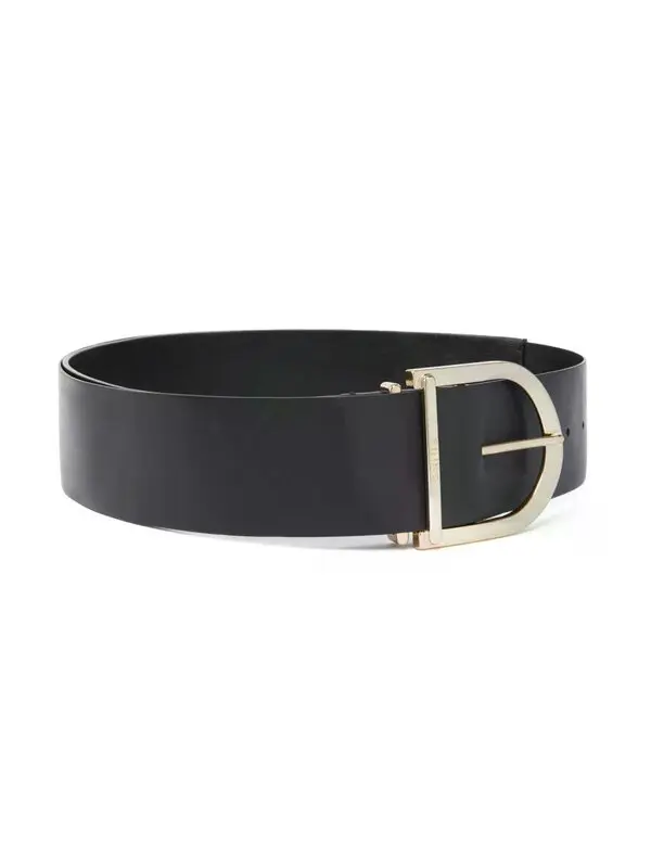 Pinko Leather Belt With Buckle Fastening