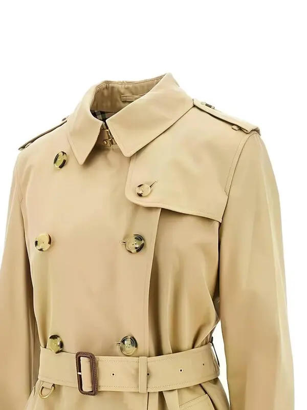 Burberry Double-breasted Cotton Trench Coat