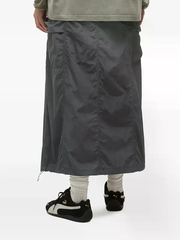 TOUT A COUP High-waisted Cargo Skirt With Drawstring Hem
