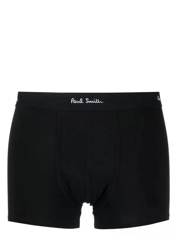 Paul Smith Logo-waistband Boxers - Black