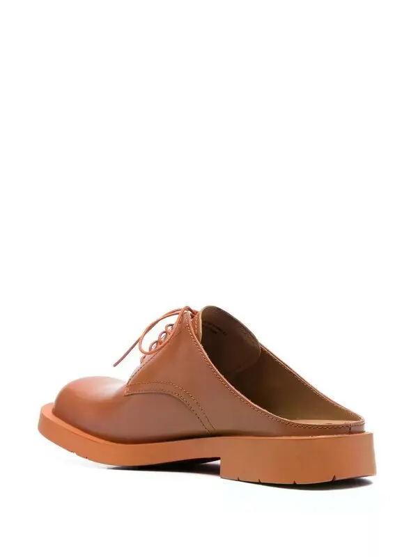 Camper Leather Mules - Brown