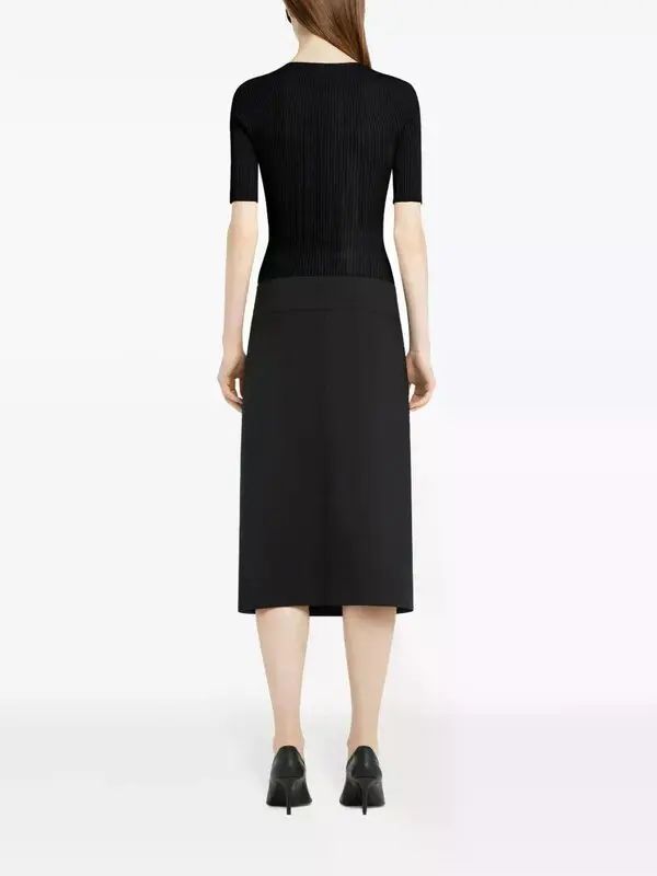 COURREGES Belted Skirt