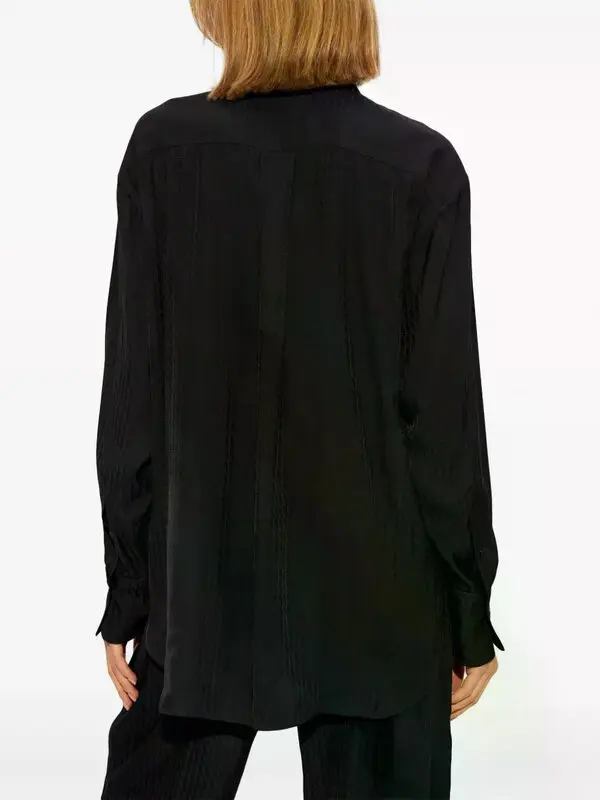 Victoria Beckham Monogram Pattern Button-down Shirt