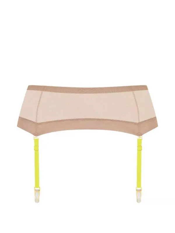 MAISON CLOSE Corps À Corps Garter Belt - Neutrals