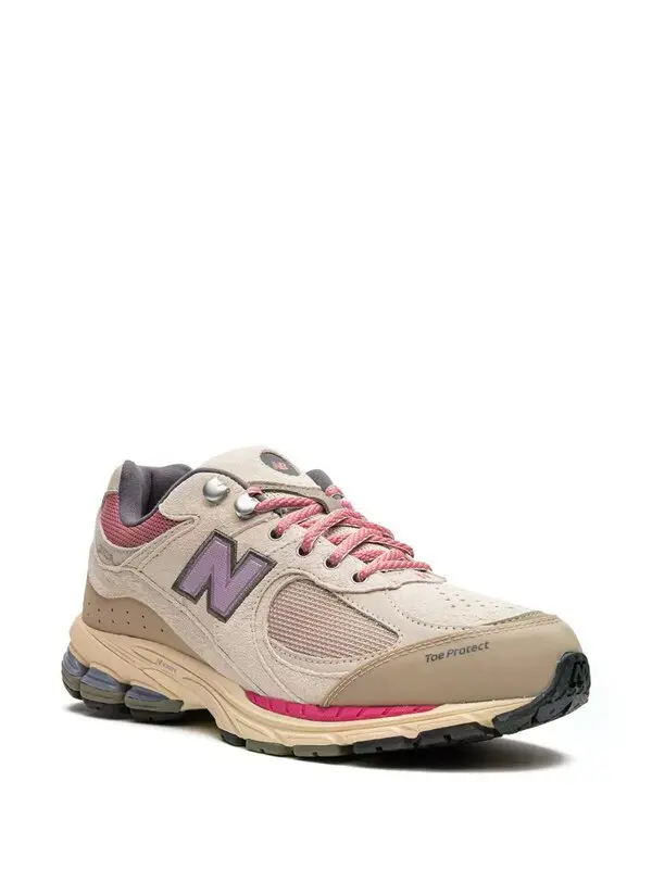 NEW BALANCE 2002r Paneled Calf Suede & Mesh Sneakers - Neutrals