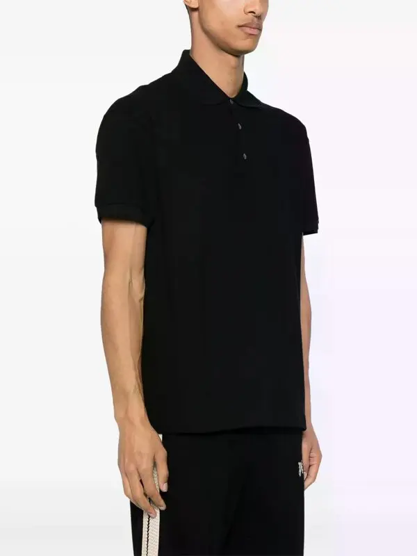 Palm Angels Logo-embroidered Cotton Polo Shirt