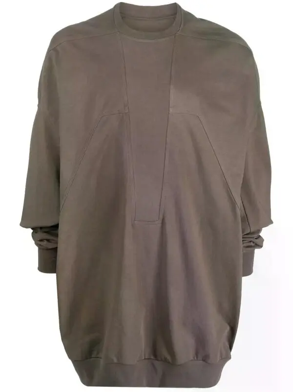 Rick Owens Splintered Peter Organic Cotton Jumper - Brown