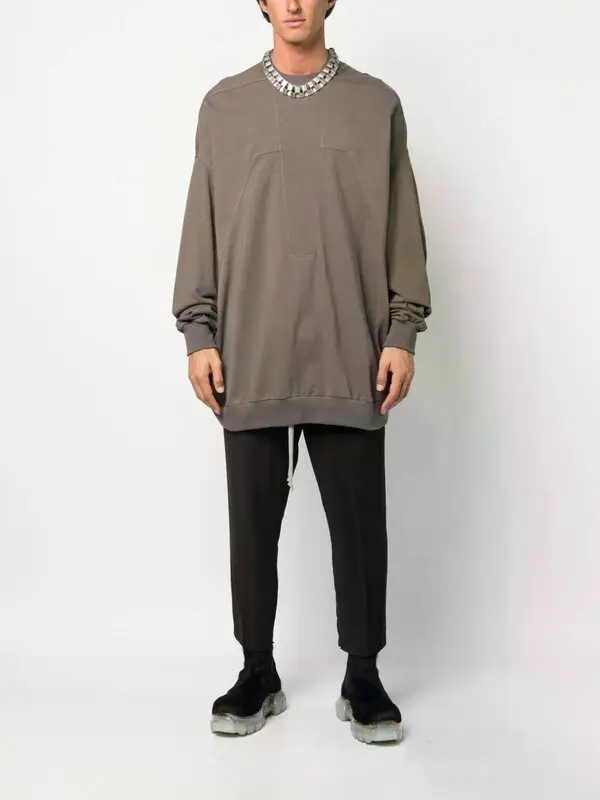 Rick Owens Organic Cotton Jumper - Brown