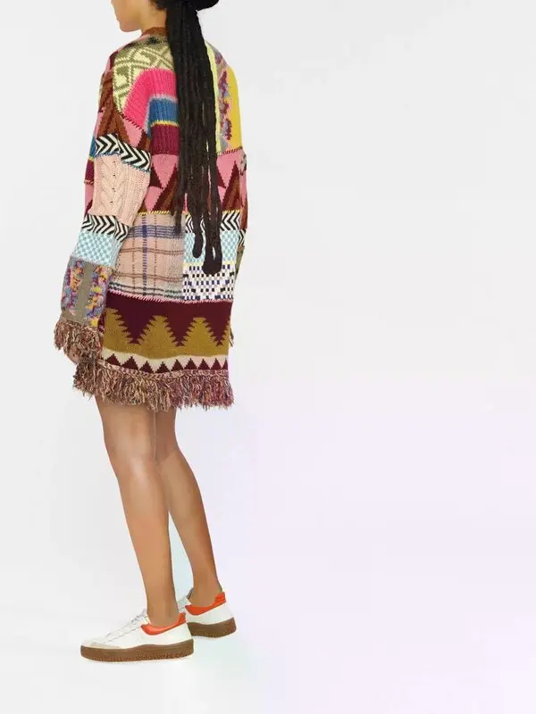 Etro Fringe-detail Knitted Dress