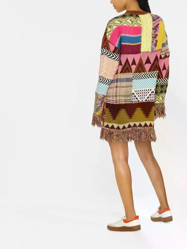Etro Fringe-detail Knitted Dress