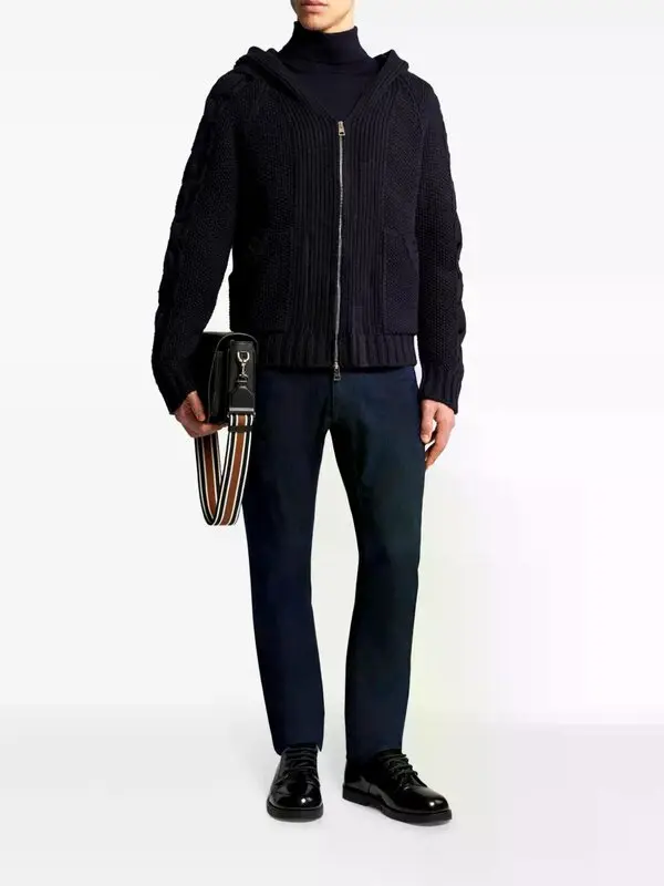 Etro Slim-cut Jacquard Jeans - Blue