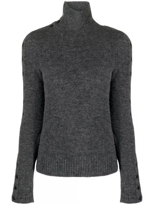 Isabel Marant Étoile Malo Convertible Knitted Jumper - Grey