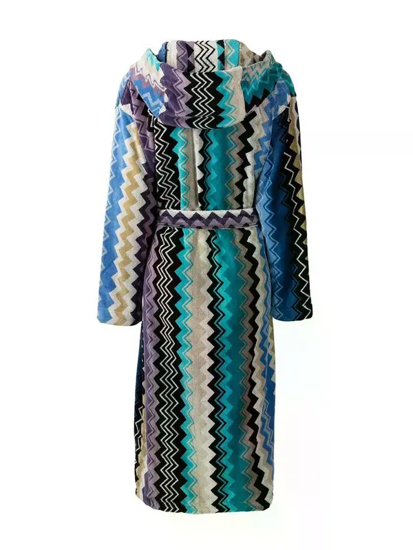 Missoni Giacomo Belted Hooded Bathrobe