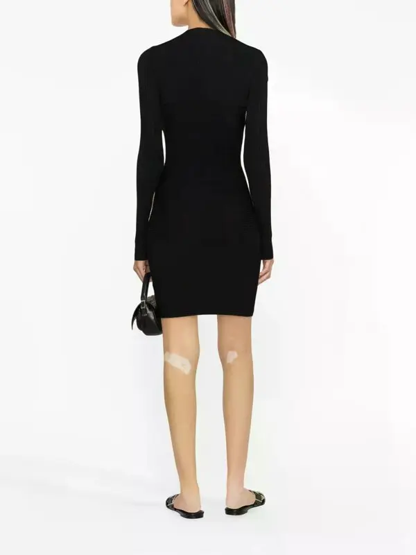 Philosophy Di Lorenzo Serafini Ribbed Cut-out Mini Dress