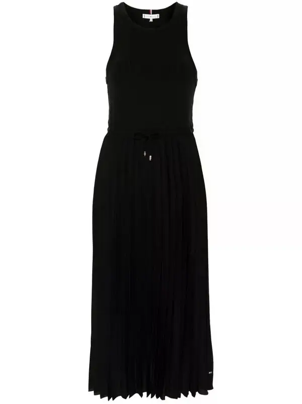 Tommy Hilfiger Sleeveless Pleated Midi Dress