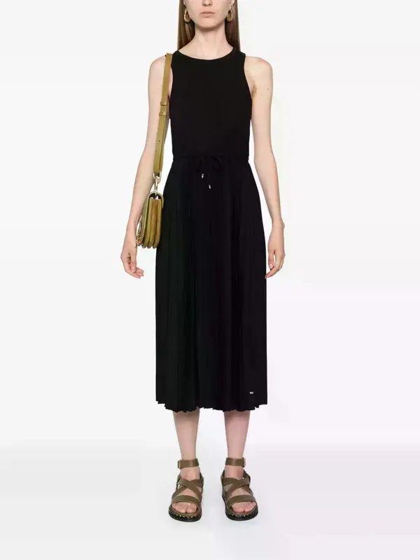 Tommy Hilfiger Sleeveless Pleated Midi Dress