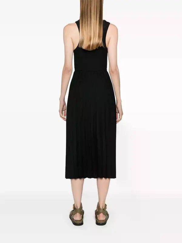 Tommy Hilfiger Sleeveless Pleated Midi Dress
