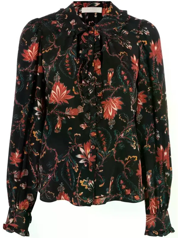 Ulla Johnson Philipa Floral-print Silk Blouse