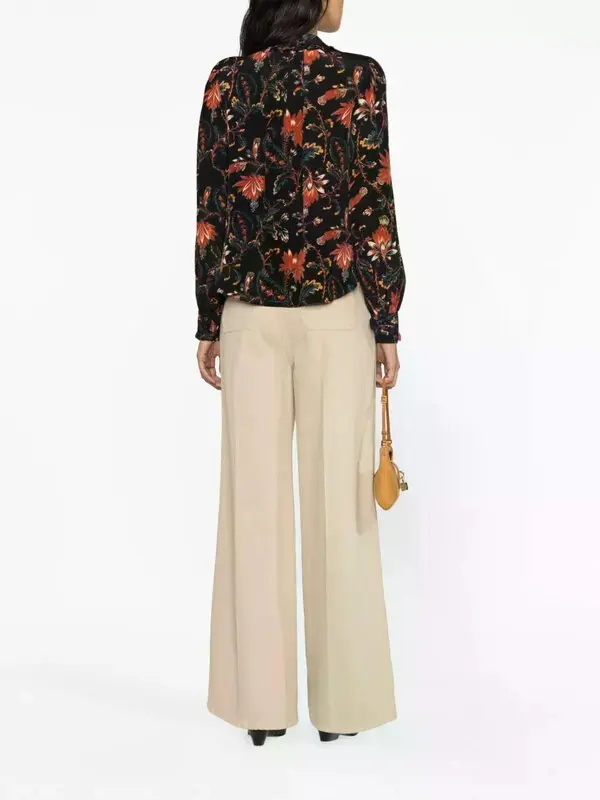Ulla Johnson Philipa Floral-print Silk Blouse
