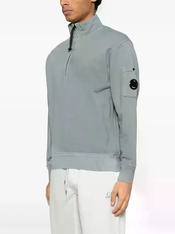 C.P. COMPANY Cotton Pullover With Zip And Pocket