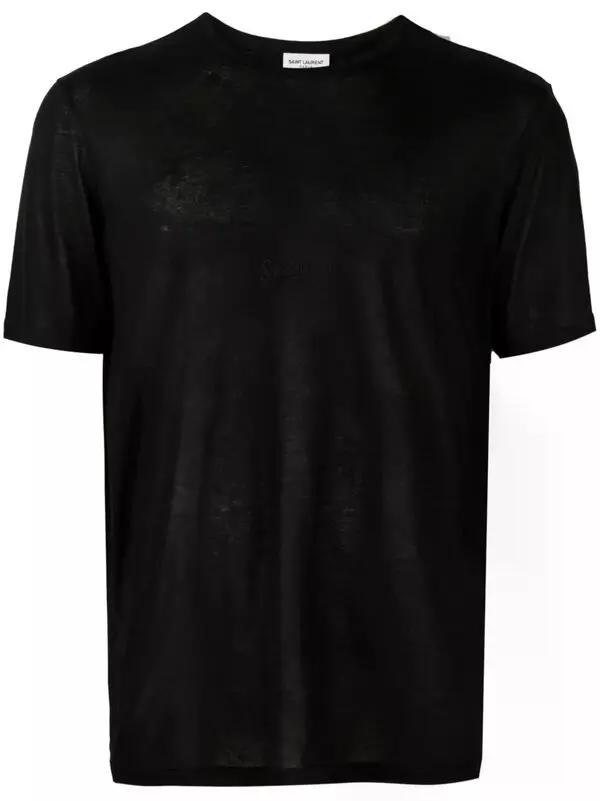 Saint Laurent Crew-neck Short-sleeve T-shirt