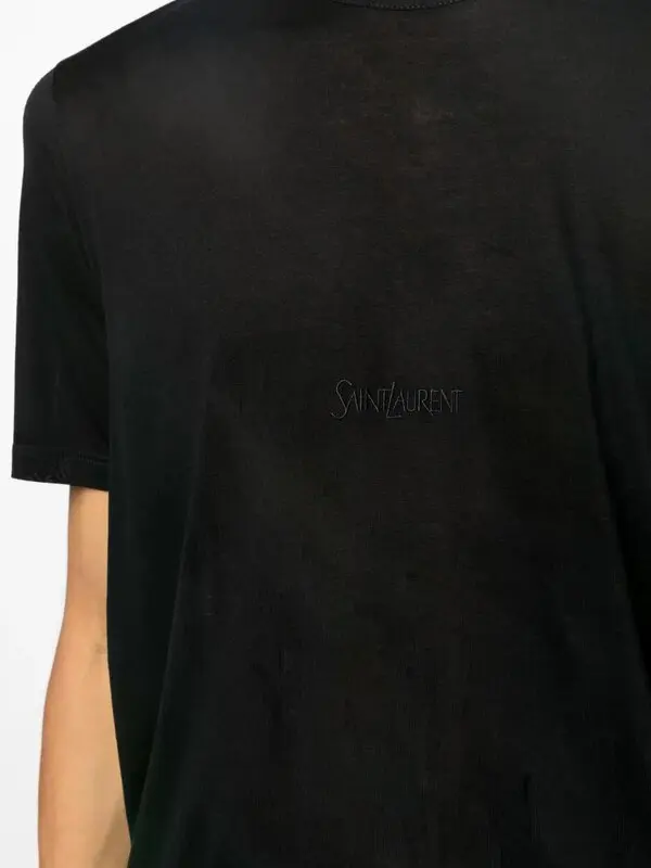 Saint Laurent Crew-neck Short-sleeve T-shirt