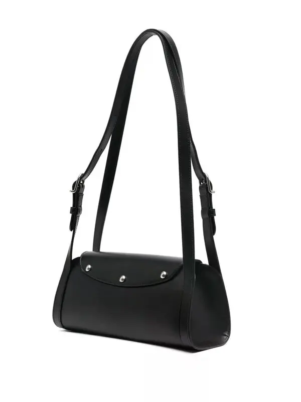DURAZZI MILANO Flip-lock Leather Shoulder Bag