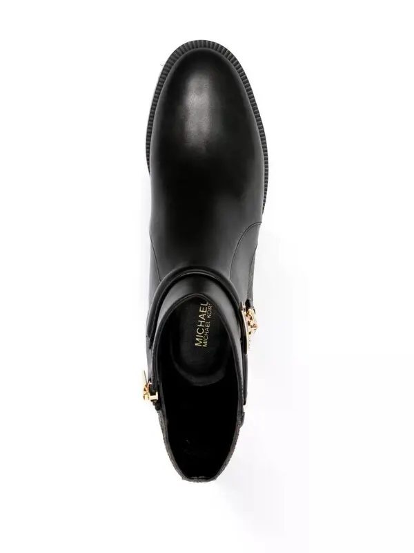 Michael Kors Hamilton Leather Ankle Boots