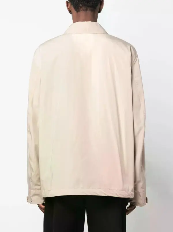 LANVIN Logo-embroidered Shirt Jacket