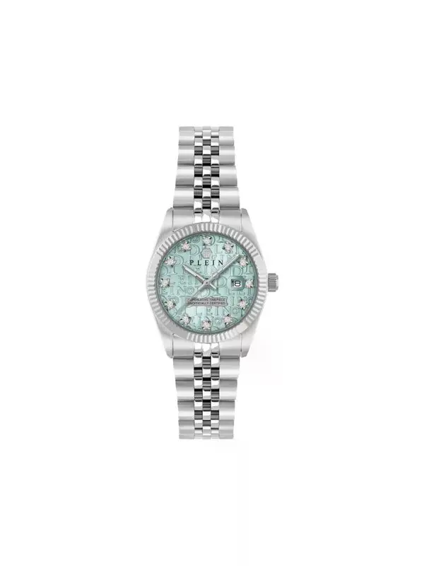Philipp Plein Date Superlative 34mm Watch - Blue