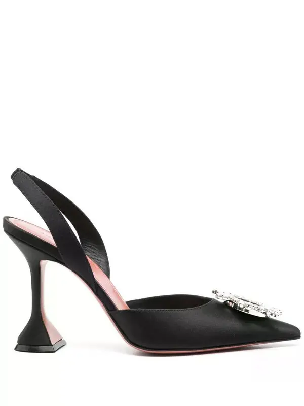 Amina Muaddi 105mm Begum Sling Pumps