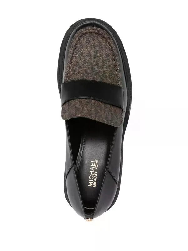 Michael Kors Rocco 75mm Monogram Loafers
