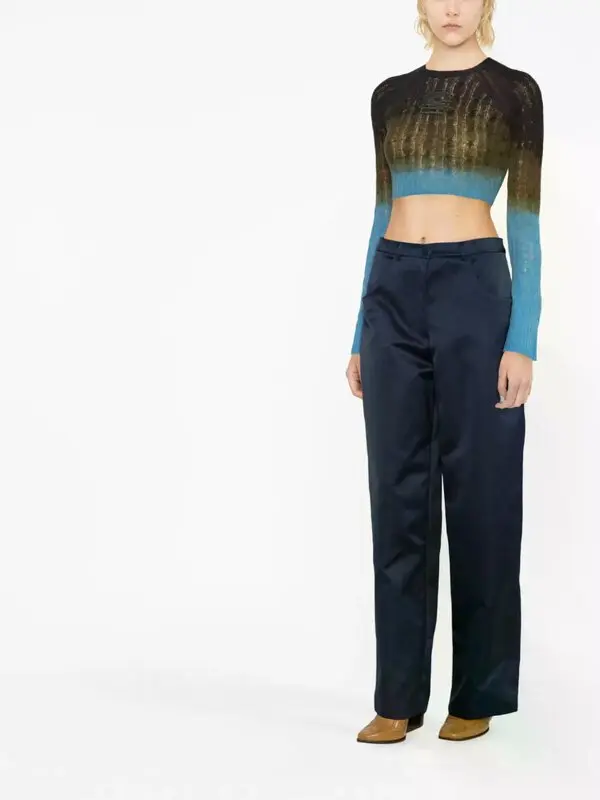 Etro High-waisted Tapered Cargo Trousers