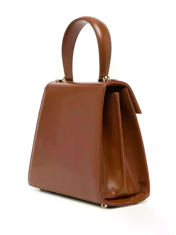 FERRAGAMO Gancini Buckle Tote Bag - Brown