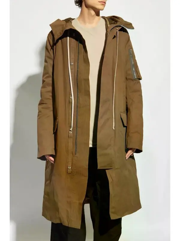 Rick Owens Hooded Padded Coat