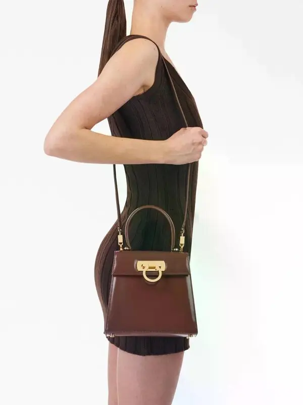 FERRAGAMO Iconic Top-handle Tote Bag - Brown