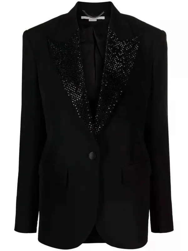 Stella McCartney Hotfix Crystal-embellished Blazer