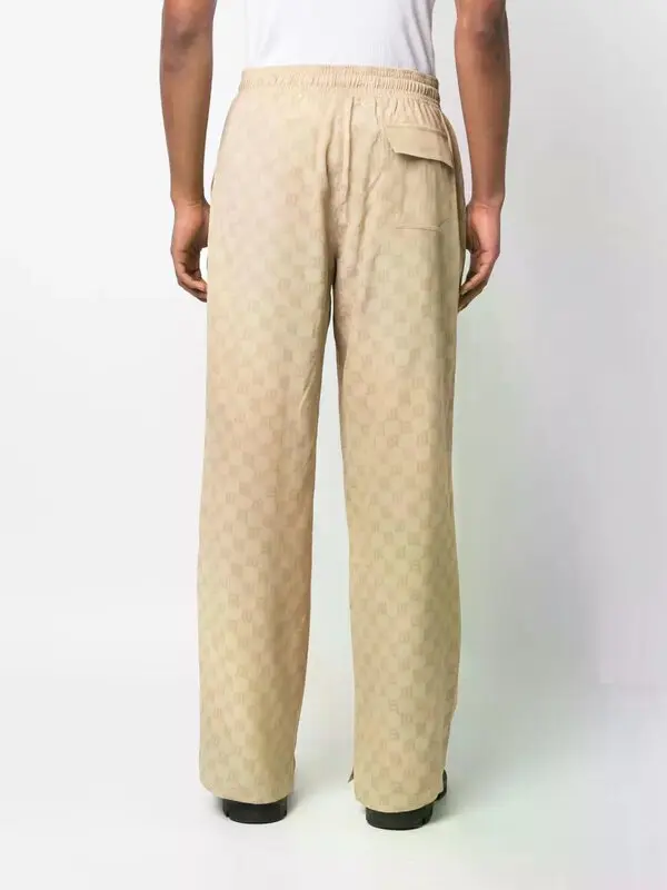 MISBHV Logo-print Wide-leg Trousers