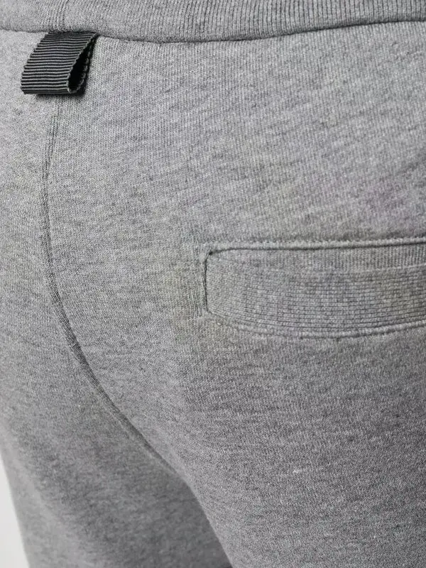 Thom Browne Striped Cotton Track Pants - Grey