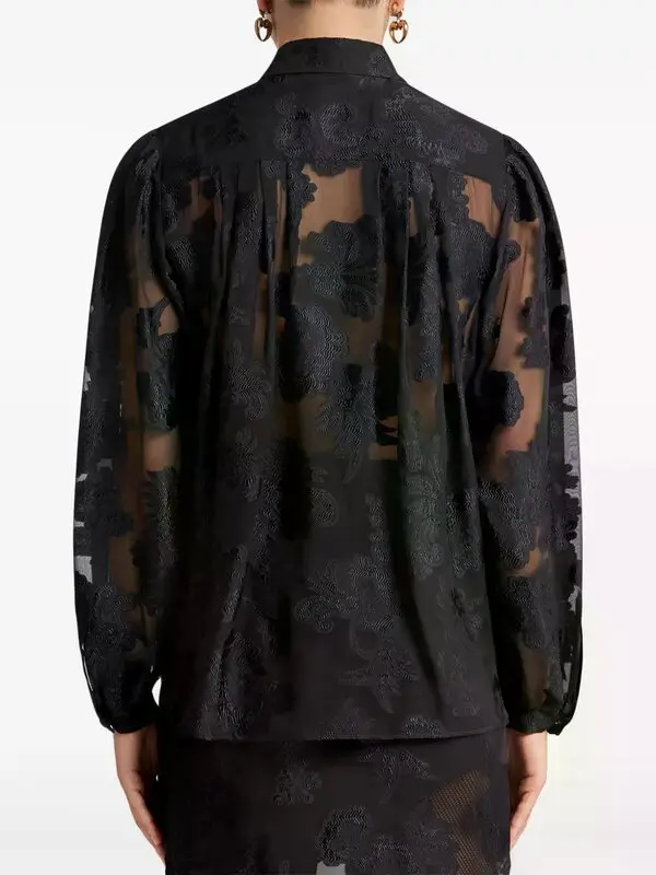 Etro Fil-coupé Chiffon Shirt