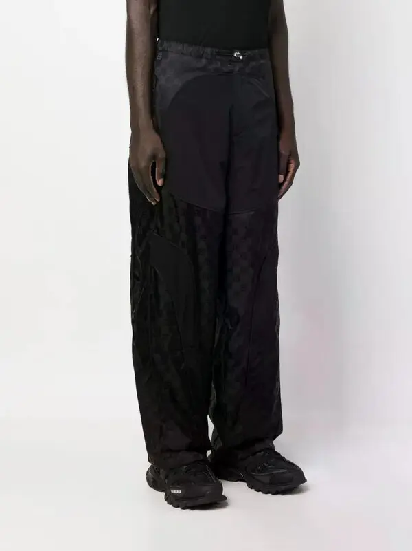 MISBHV Monogram Jacquard Wide-leg Trousers