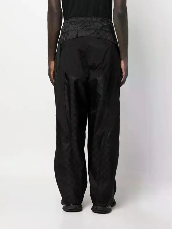 MISBHV Monogram Jacquard Wide-leg Trousers