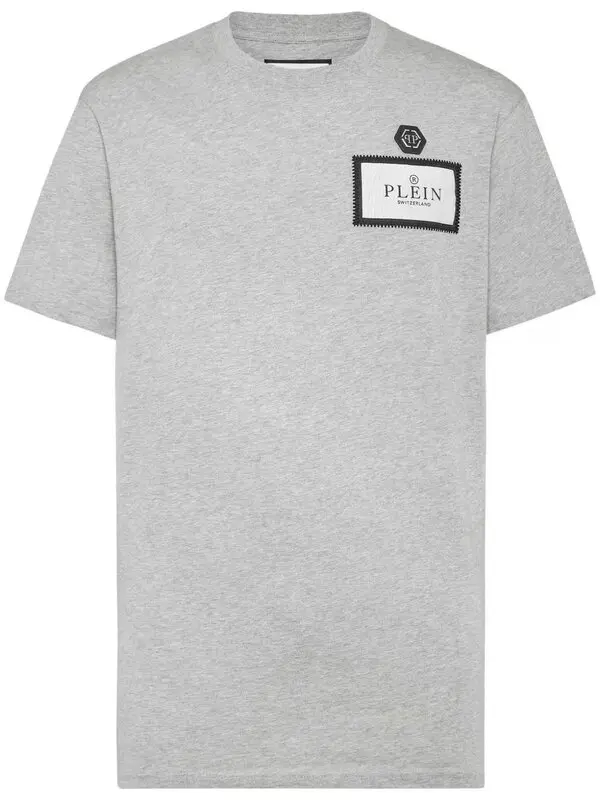Philipp Plein Logo-patch T-shirt