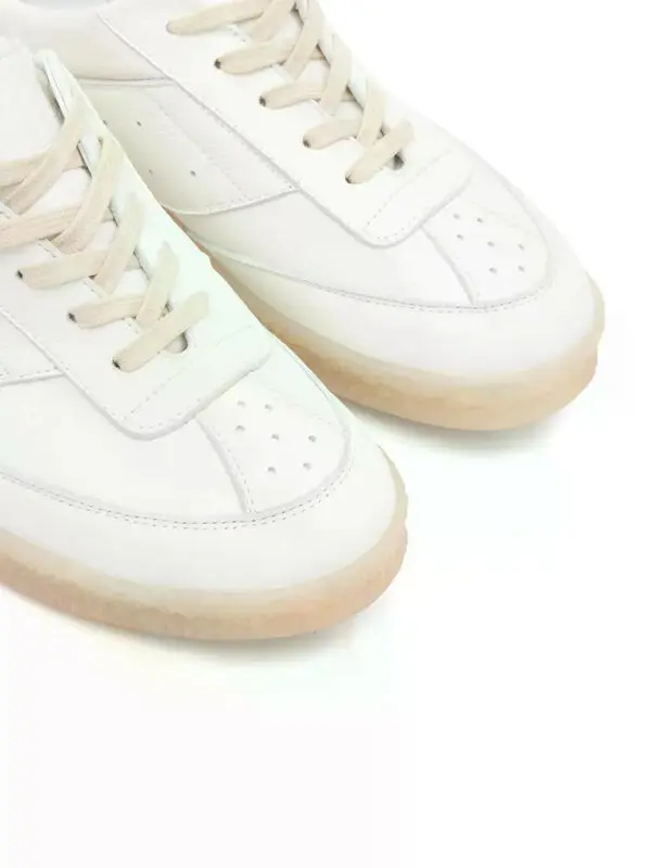 MAISON MARGIELA Leather Stitch Logo Sneakers