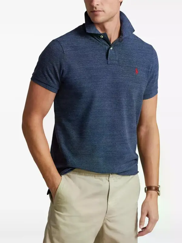 Polo Ralph Lauren Logo-embroidered Polo Shirt - Blue