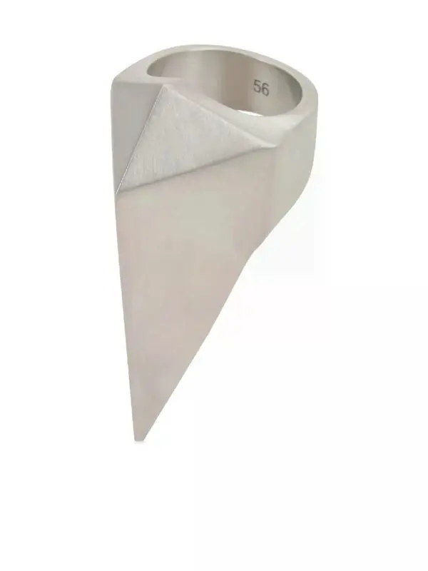 Rick Owens Pyramid Ring - Silver